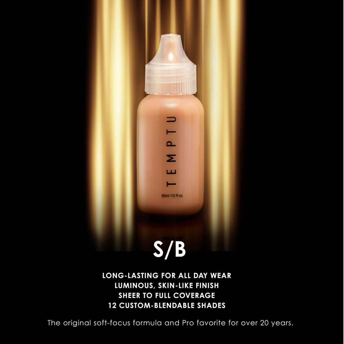 Temptu Pro Silicon Based S/B FOUNDATION 006 TOFFEE 1OZ. – My Temptu